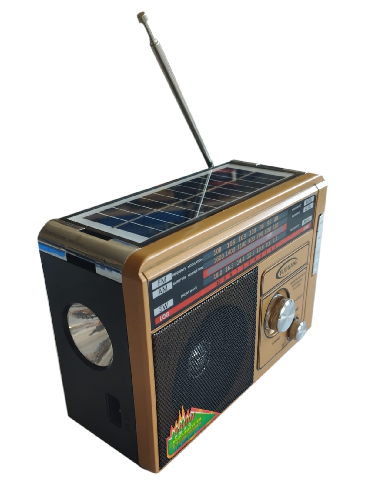 Vezi Radio cu panou solar, redare USB si Bluetooth, Lanterna ...