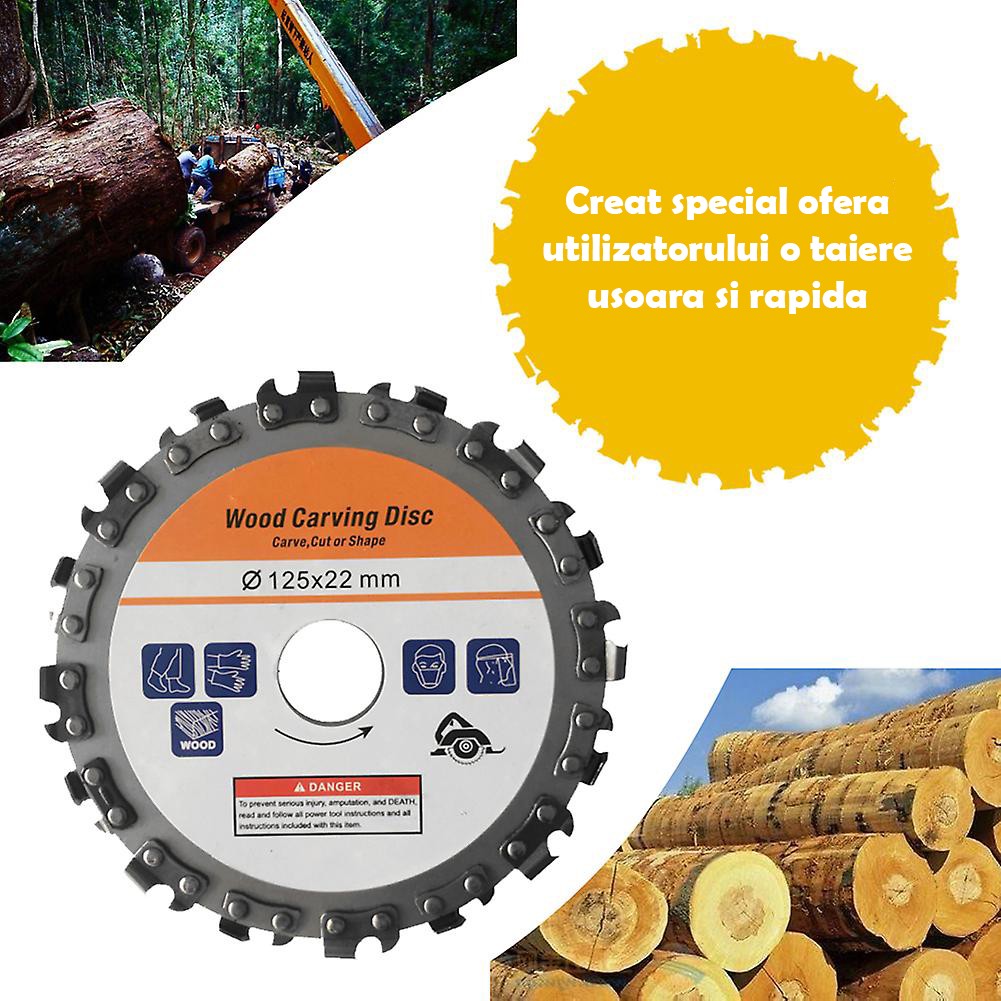 Vezi Disc cu lant drujba, pentru polizorul unghiular, 14 dinti, 125/115 ...