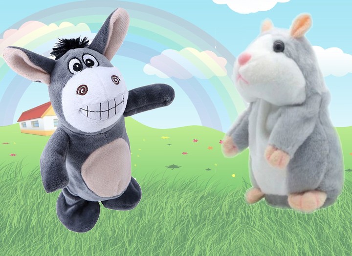 Vezi Pachet 2 jucarii interactive, Magarus si Hamster vorbitor la cel ...