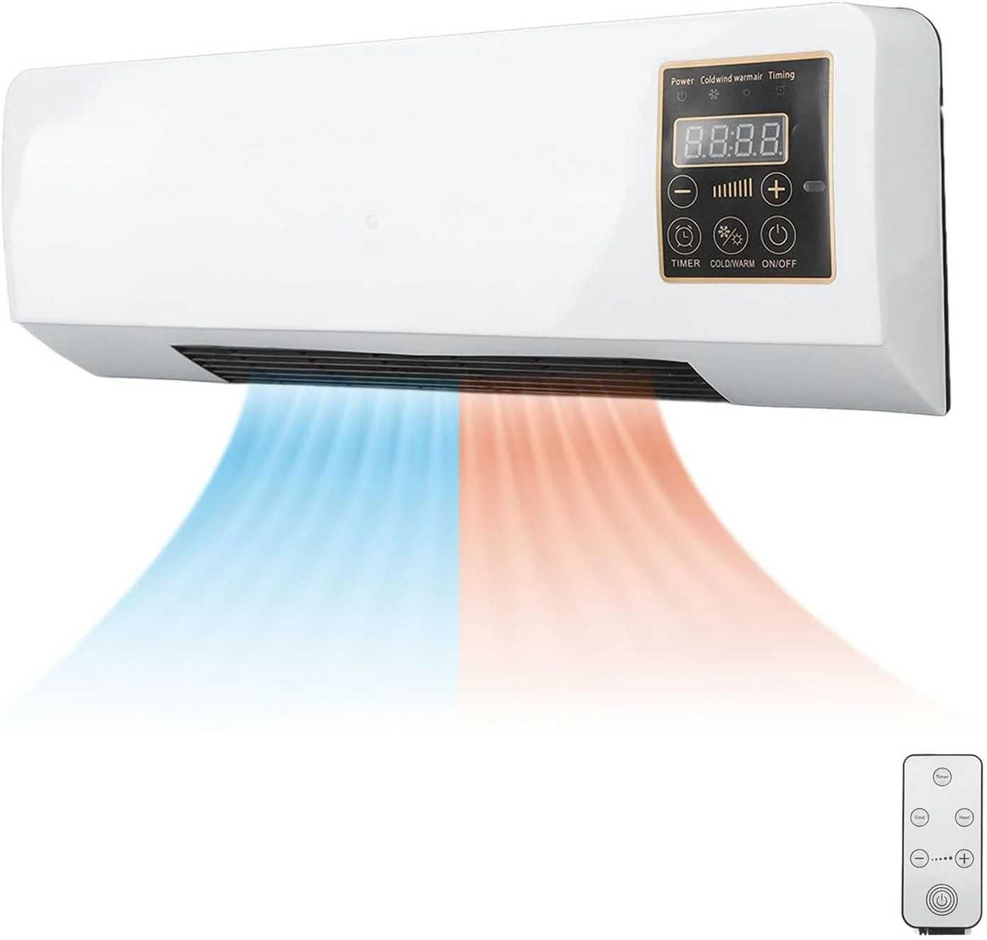 Vezi Aeroterma cu ventilator Rece/Cald 16 - 40 grade 1800W telecomanda ...