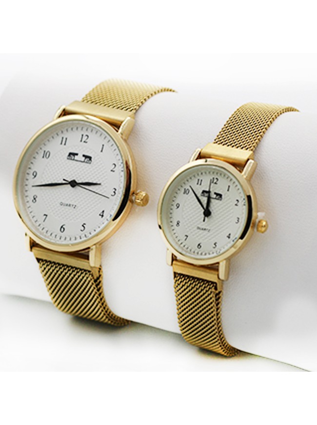Vezi Set cadou ceasuri pentru dama si barbat, model Classic Casual la ...